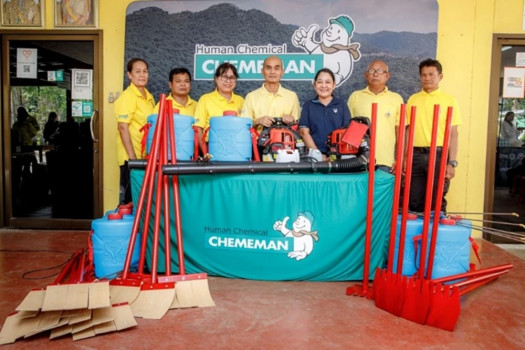 Chememan Public Company Limited Donated Firefighting Equipment | Chememan